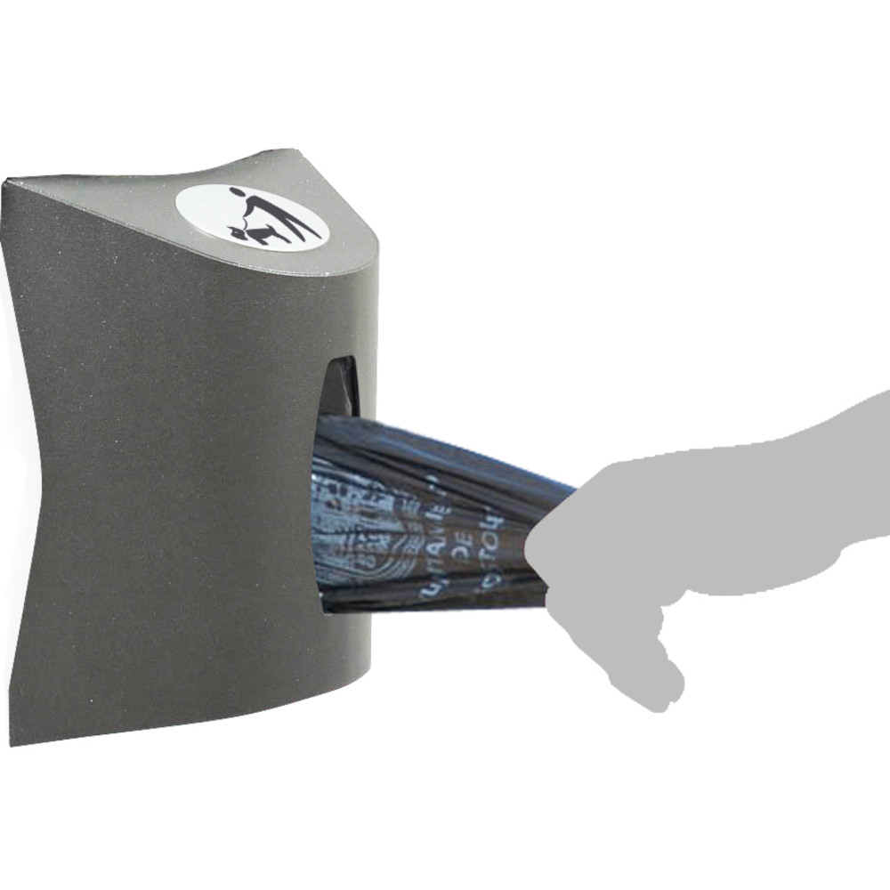 Distributeur sac canin adaptable, hygiène facile, promenade propre.